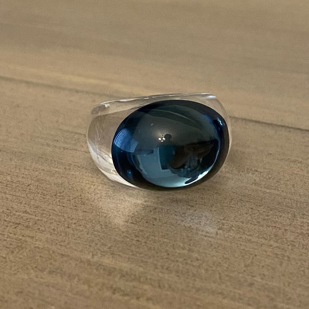 Baccarat Crystal Tango Ring - Gem